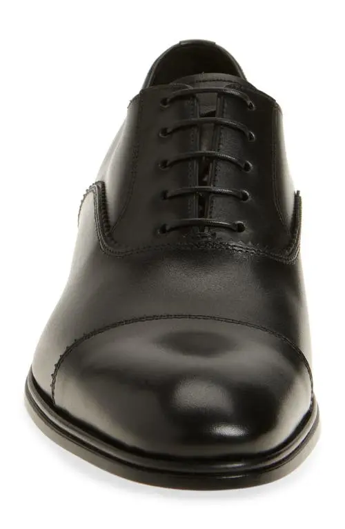FERRAGAMO Boston Cap Toe Oxford - Nero