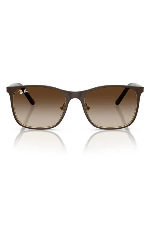 Ray-ban 48mm Gradient Square Sunglasses - Brown Gradient