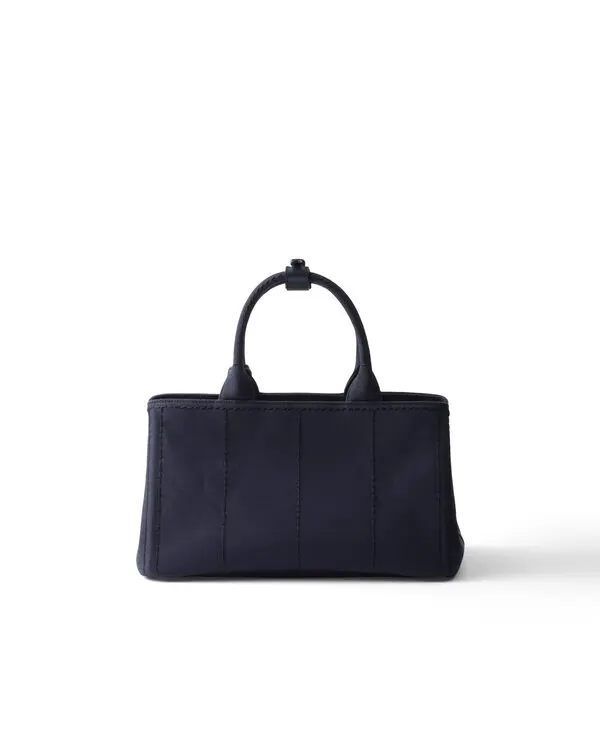 Prada Jardinière Large Cotton Canvas Handbag