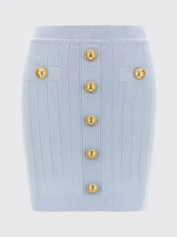 Balmain Mini Skirt - Blue