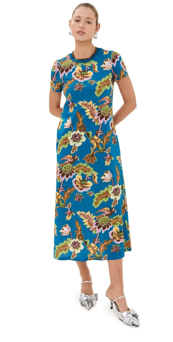 La Doublej Sporty Swing Midi Dress - Lark | Editorialist