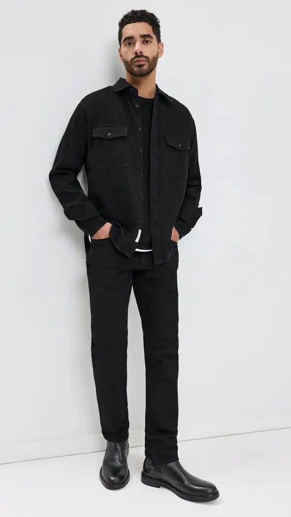 Rag & Bone Denim Engineered Jack Shirt - Black