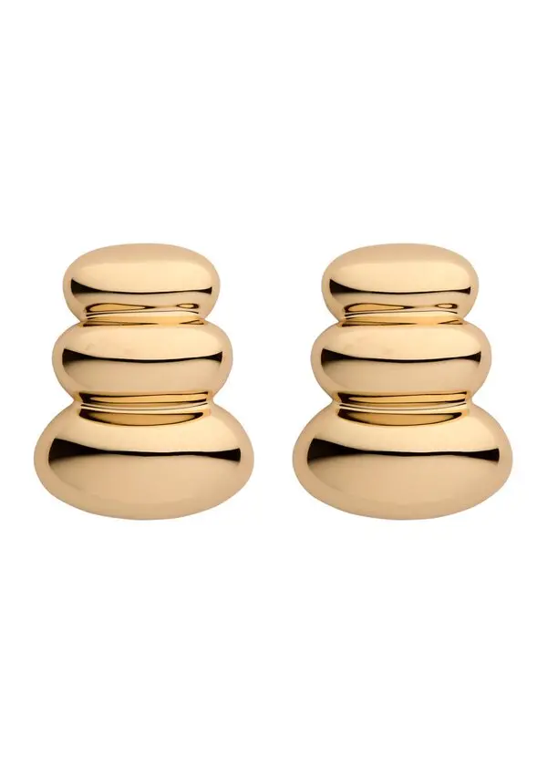 Jenny Bird Non-stop Drop Earrings - Gold