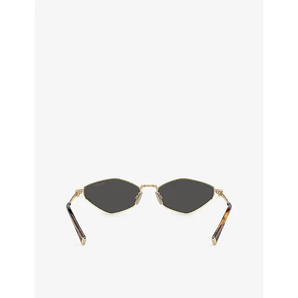 Miu Miu Mu 56zs Irregular Sunglasses