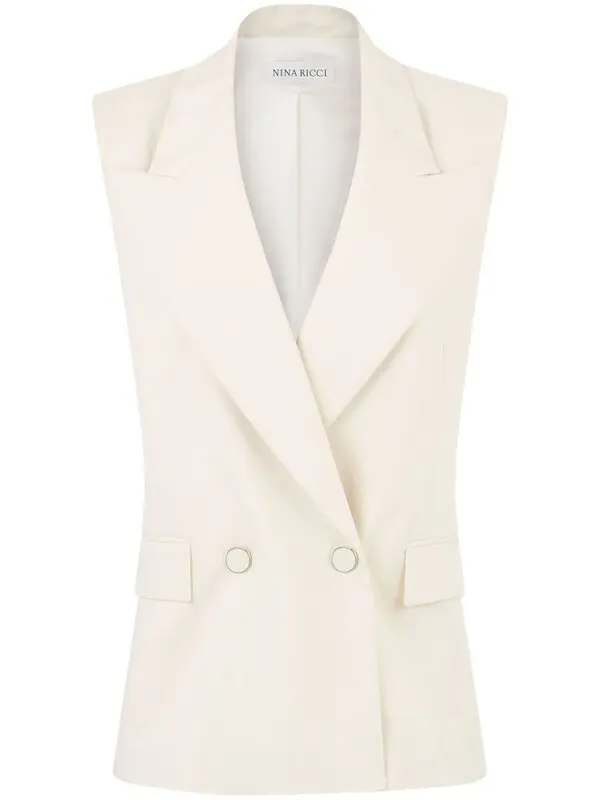 Nina Ricci Double-breasted Waistcoat - Neutrals