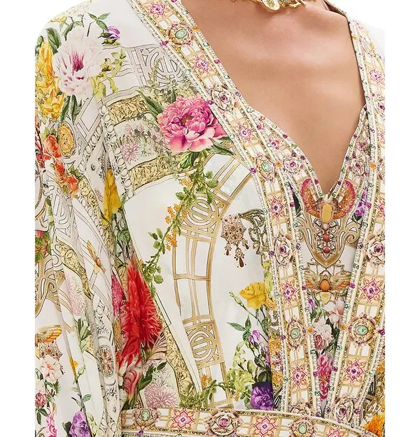 what suit matches a gold dress White and Gold Prom Suit, Floral 46R main image 1