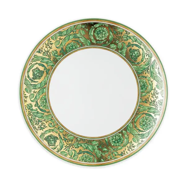 Versace Medusa Garland Dinner Plate - Green