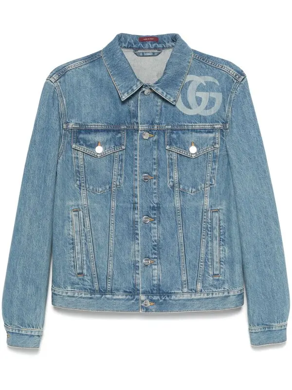 Gucci Denim Jacket Blue Editorialist