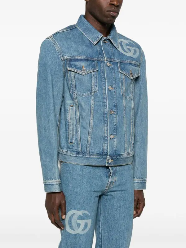 Gucci Denim Jacket - Blue - 33% Off | Editorialist