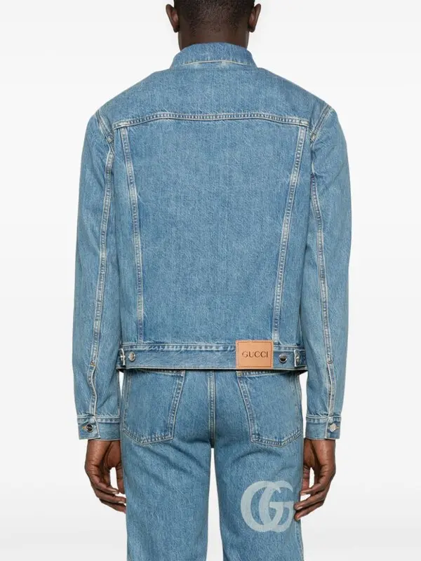 Gucci Denim Jacket - Blue - 33% Off | Editorialist
