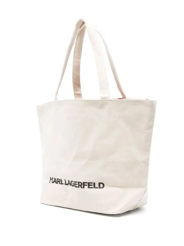 Karl Lagerfeld K/hearts Reversible Tote - Neutrals