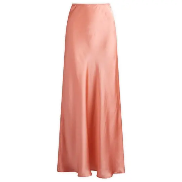 Rixo Ardith Silk Midi Skirt