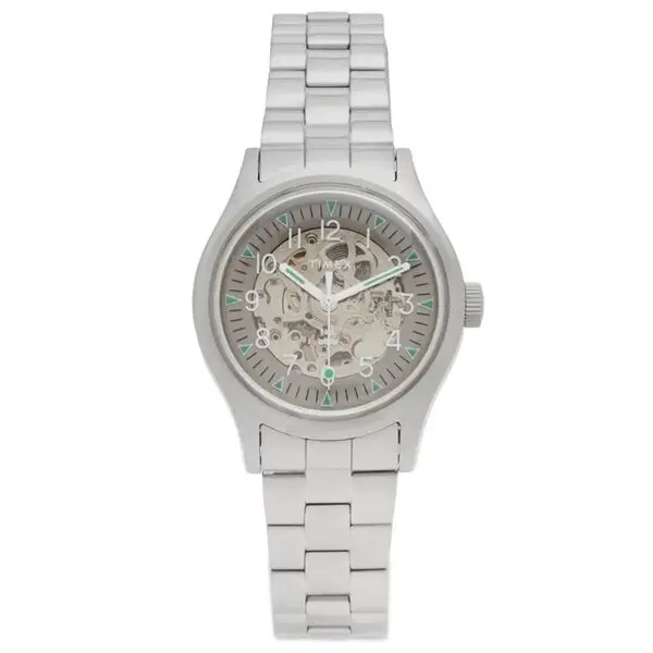 Timex® X Mk1 Mechanical Skeleton Watch - Stainless Steel