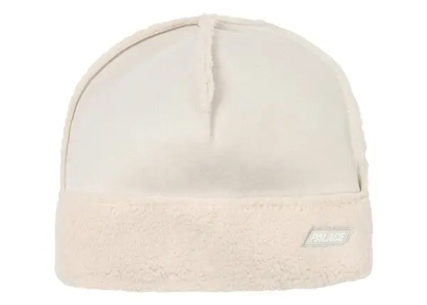 PALACE Shearling Beanie - Soft White