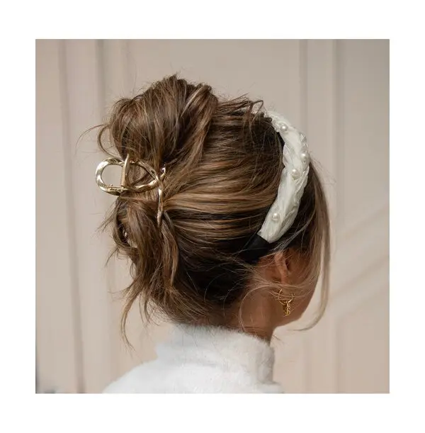 HEADBANDS OF HOPE Large Twist Metal Hair Clip