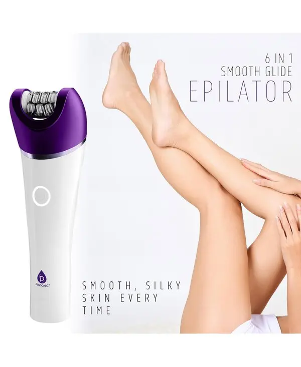 PURSONIC 6-in-1 Smooth Glide Epilator