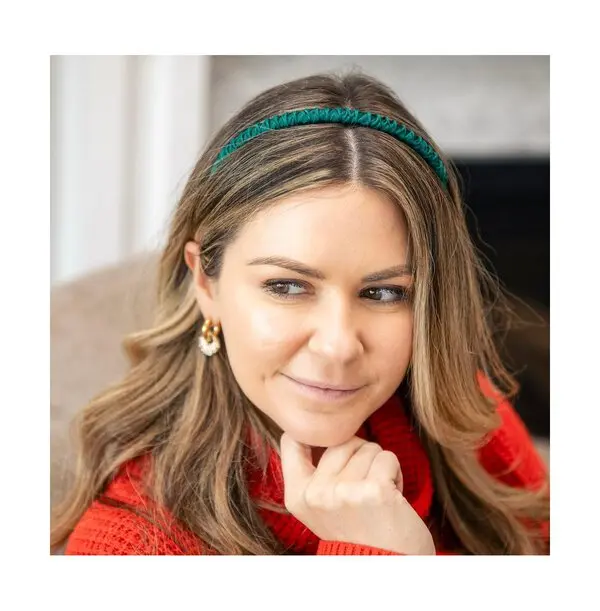HEADBANDS OF HOPE Thin Hair Band - Dark Green