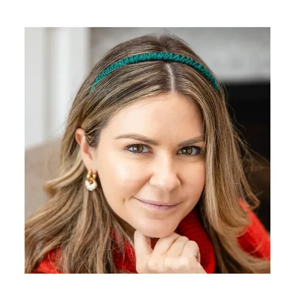 HEADBANDS OF HOPE Thin Hair Band - Dark Green