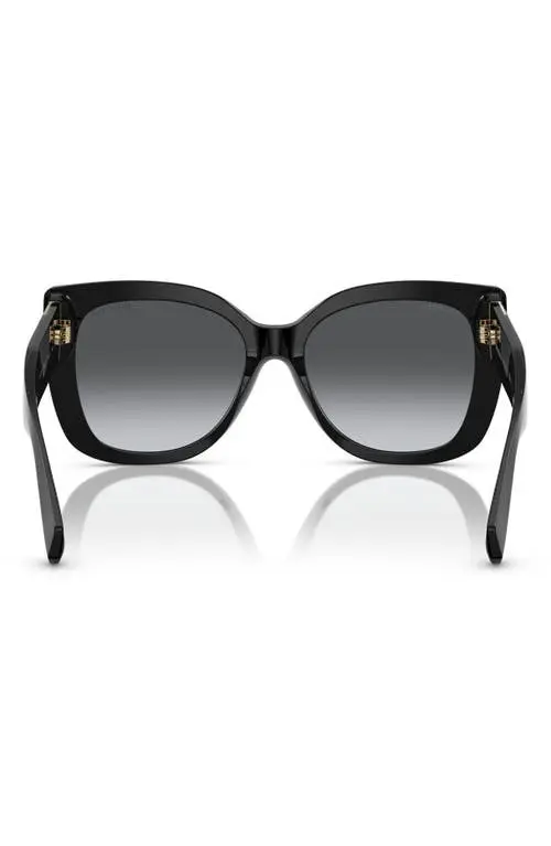 Tiffany & Co. Polarized Gradient Square Sunglasses - Black