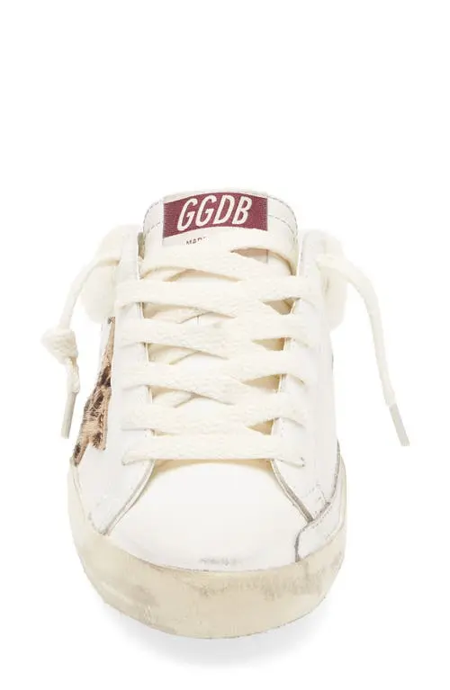 GOLDEN GOOSE Super-star Shearling Mule Sneakers