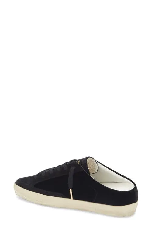 GOLDEN GOOSE Super-star Sabot Mule Sneakers - Black