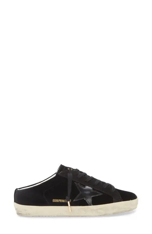 GOLDEN GOOSE Super-star Sabot Mule Sneakers - Black