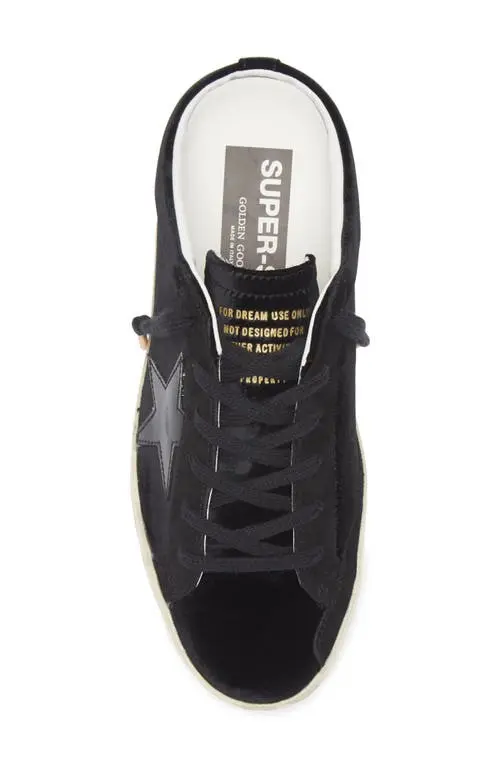 GOLDEN GOOSE Super-star Sabot Mule Sneakers - Black