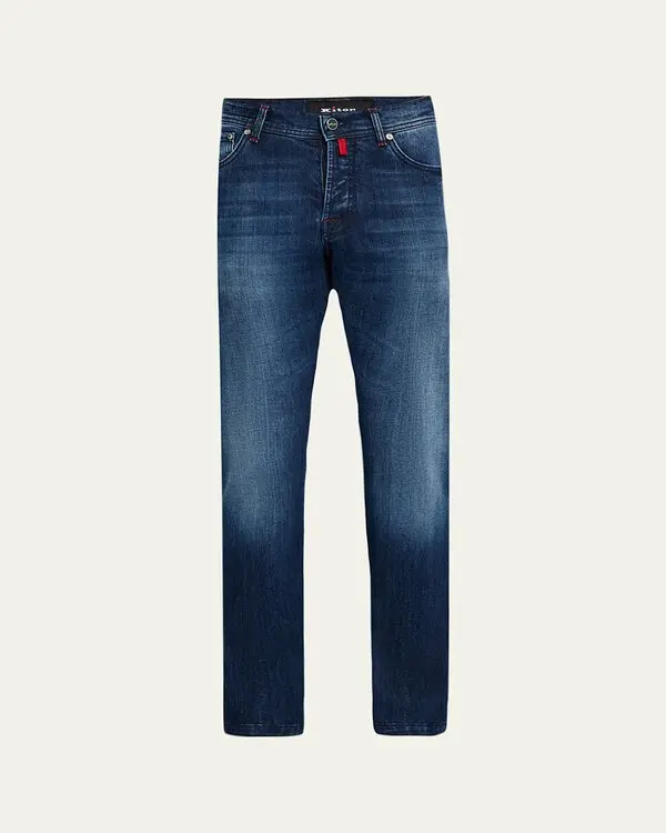 Kiton Slim-fit Dark Wash Jeans