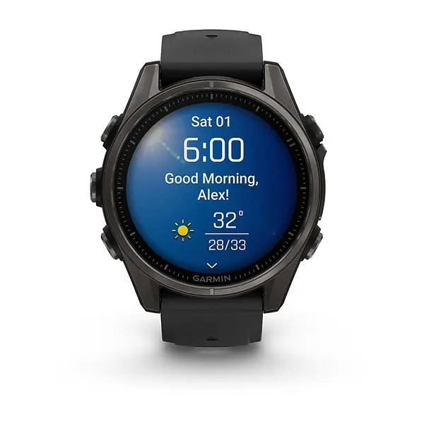 GARMIN Fenix 8 Smartwatch With Amoled Display And Sapphire Lens - Carbon Gray --