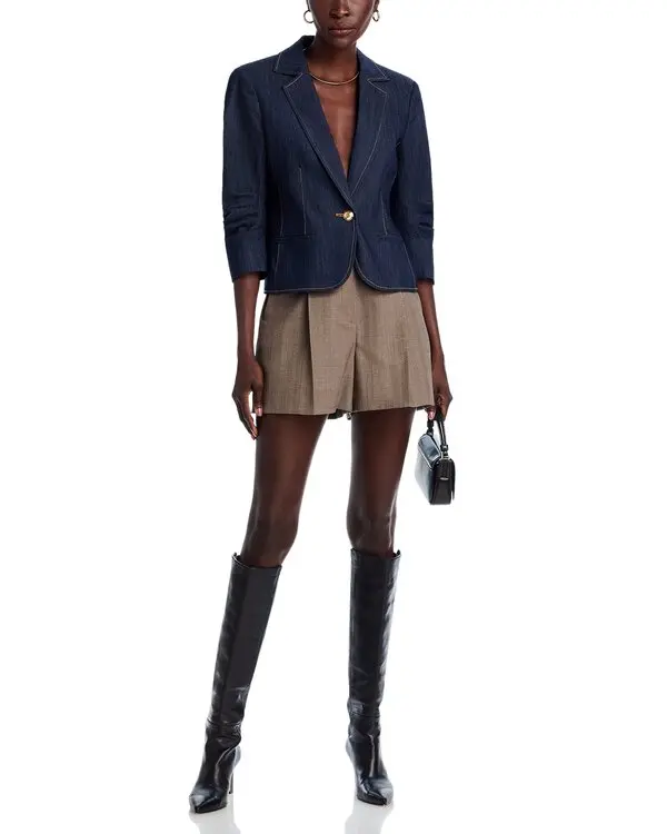 Cinq À Sept Petit Khloe Denim Blazer - Indigo