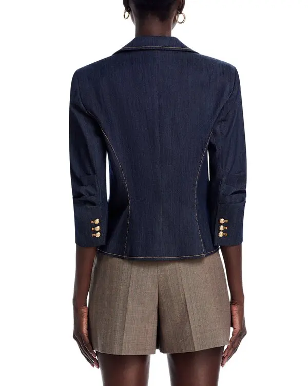 Cinq À Sept Petit Khloe Denim Blazer - Indigo