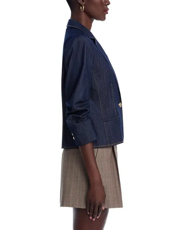 Cinq À Sept Petit Khloe Denim Blazer - Indigo