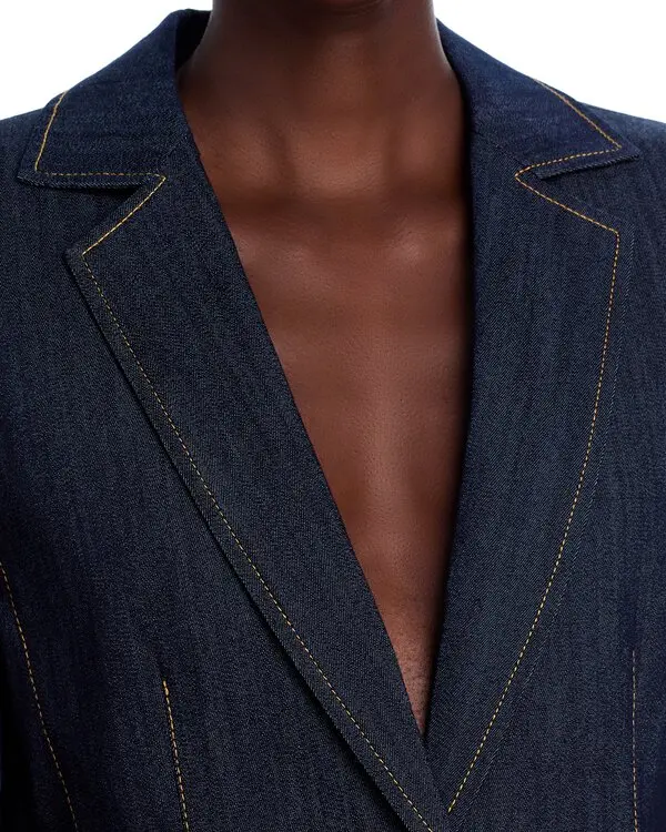 Cinq À Sept Petit Khloe Denim Blazer - Indigo