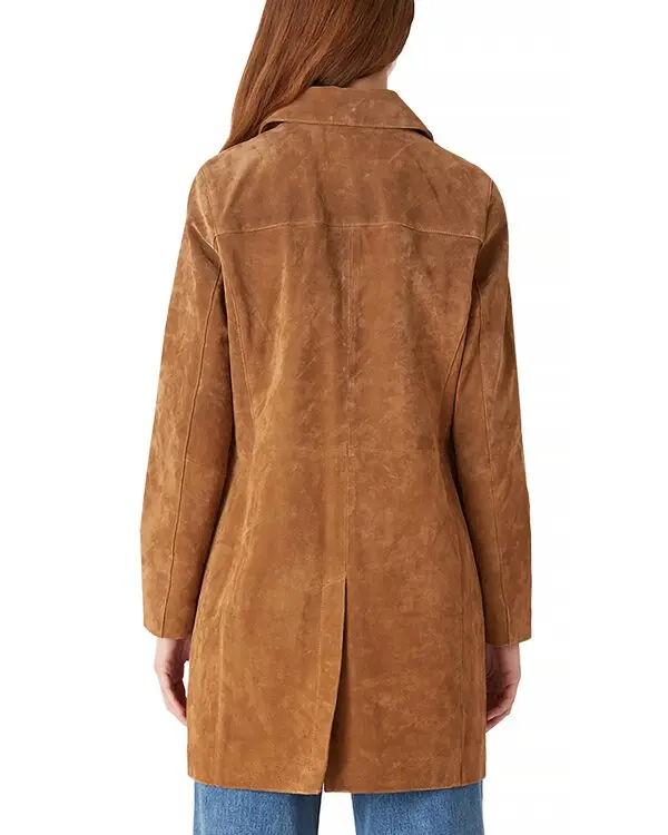 Blanknyc Real Suede Trench Coat