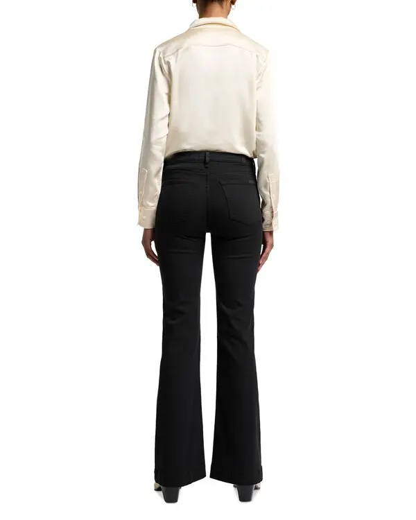 7 For All Mankind Dojo Tailorless Bootcut Jeans - Black