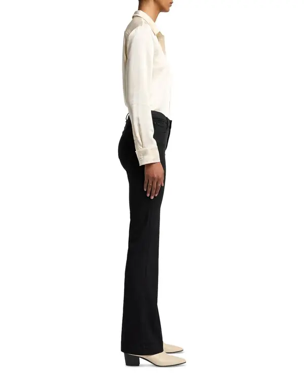 7 For All Mankind Dojo Tailorless Bootcut Jeans - Black