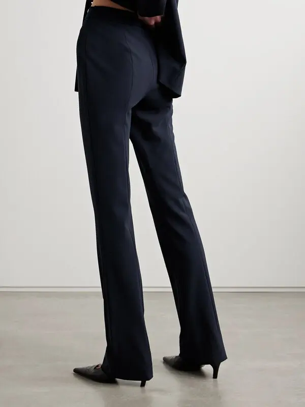 FFORME Jem Wool-blend Crepe Flared Pants