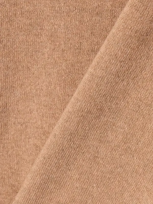 Marni Embroidered Wool And Cashmere-blend Sweater - Brown