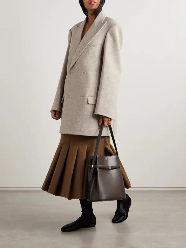 Carven Double-breasted Wool Blazer