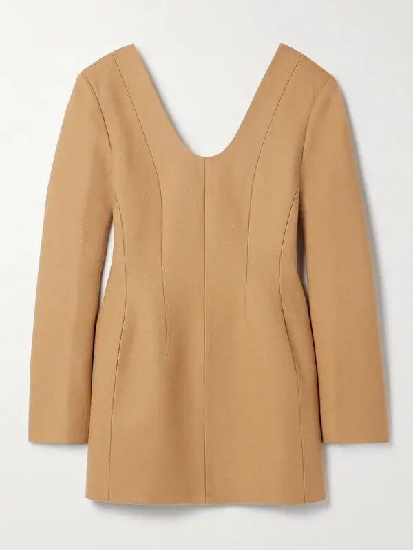 Carven Wool-twill Mini Dress