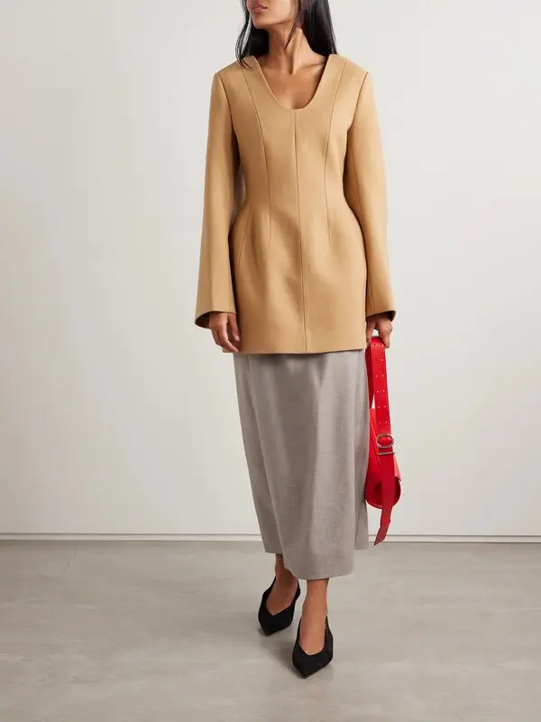 Carven Wool-twill Mini Dress