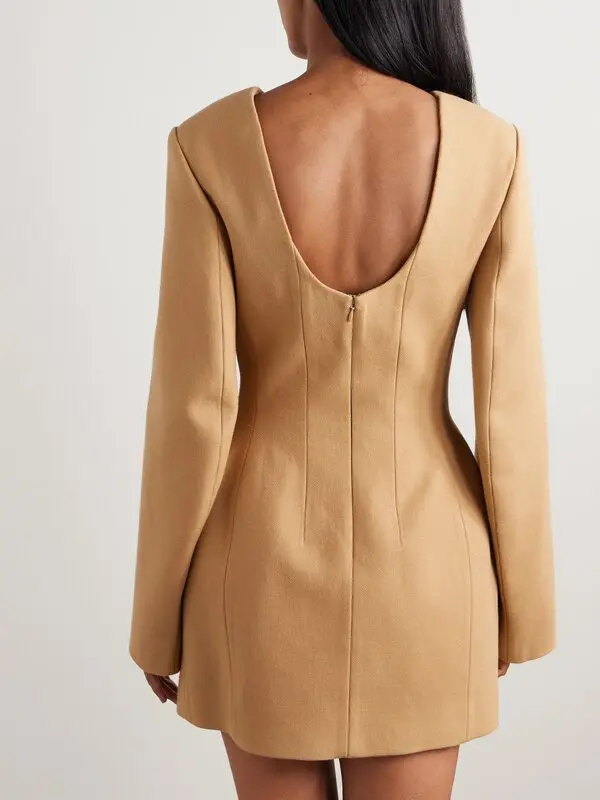 Carven Wool-twill Mini Dress