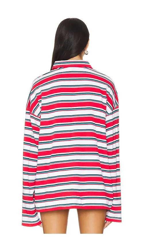 JADED LONDON Oversized Stripe Long Sleeve Top