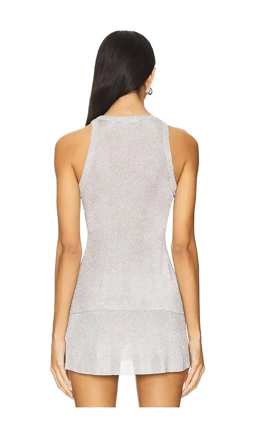 GUIZIO Millie Top - Silver