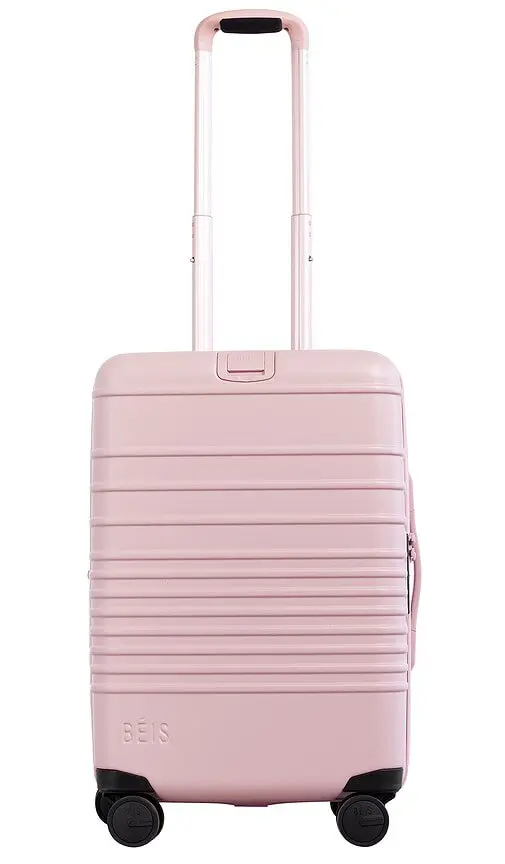 BEIS Carry-on Roller Luggage - Atlas Pink