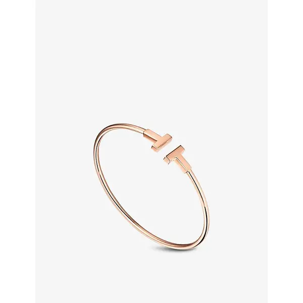 Tiffany & Co. T Wire Bracelet - Rose Gold