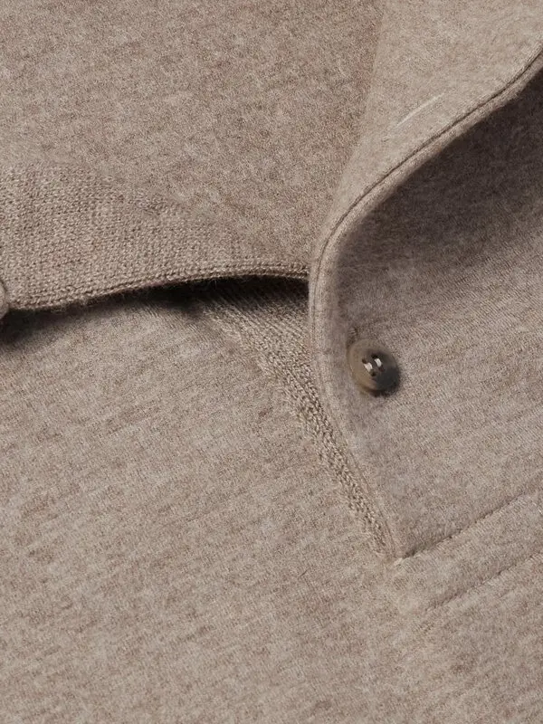 Loro Piana Cashmere Polo Shirt - Neutrals