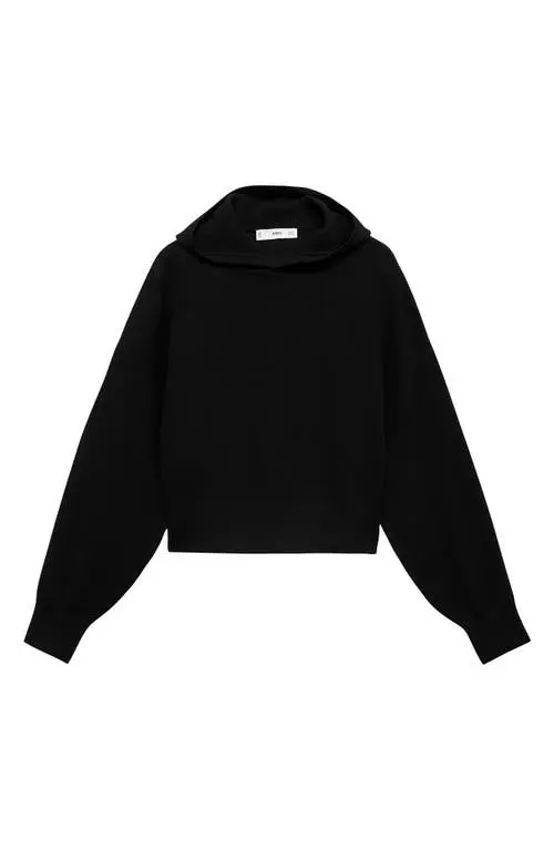 Mango Fine-gauge Hooded Sweater