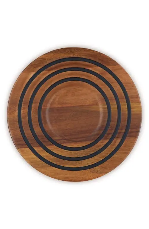 LE CREUSET Magnetic Wooden Trivet - Brown