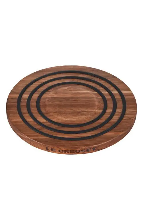 LE CREUSET Magnetic Wooden Trivet - Brown